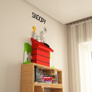 Snoopy, DIY, Papercraft, PDF, Svg, Dxf, Low Poly, 3D Model, Craft ...