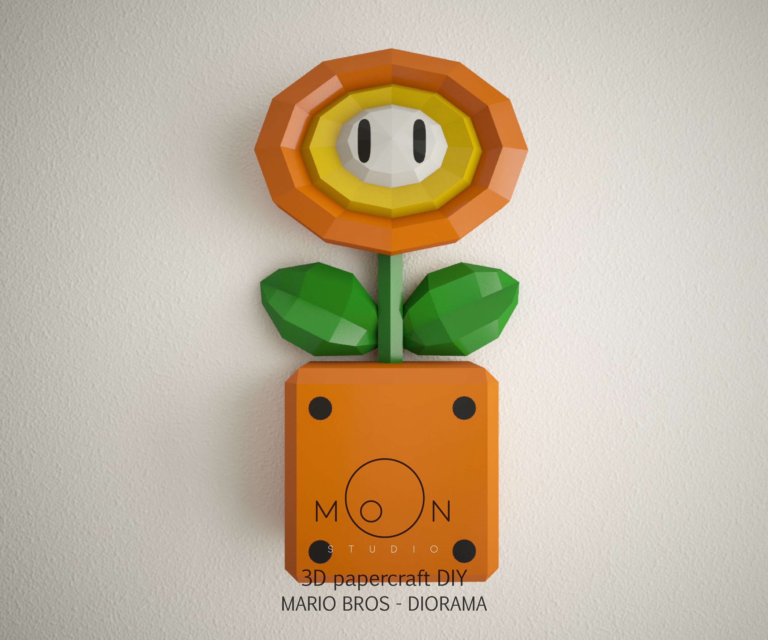 M4r10 Br05, DIY, Papercraft, PDF, Svg, Dxf, Low Poly, 3D Model, Craft ...