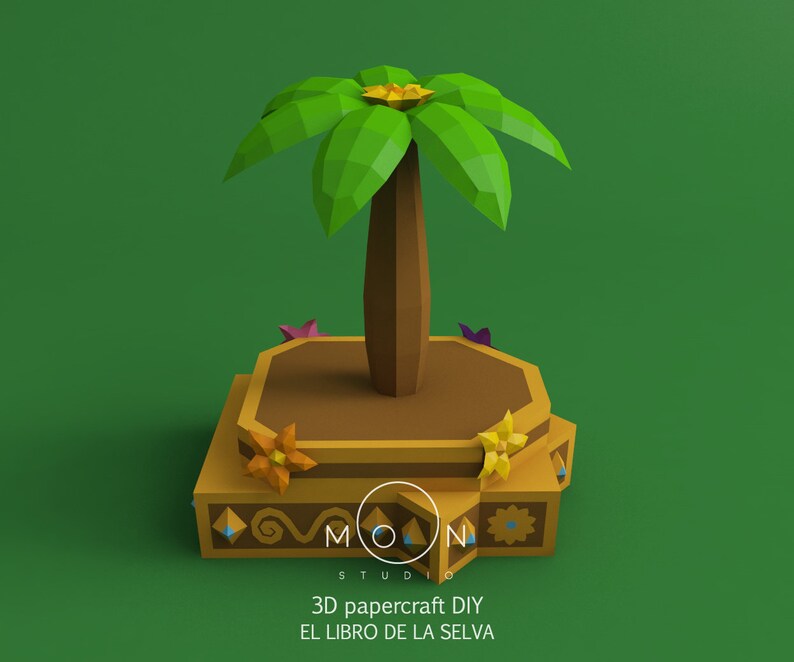 The Jungle Book, DIY, Papercraft, PDF, Svg, Dxf, Low Poly, 3D Model ...