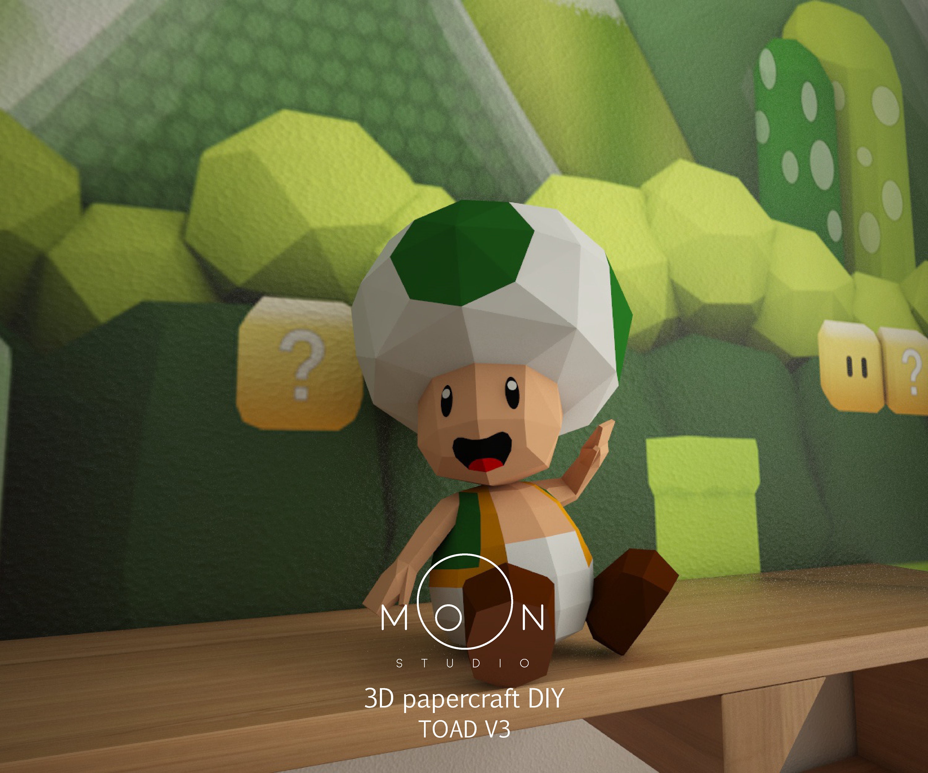 Toad V3, Papercraft PDF, Dxf, Cameo, SVG Cricut Maker Template, DIY ...