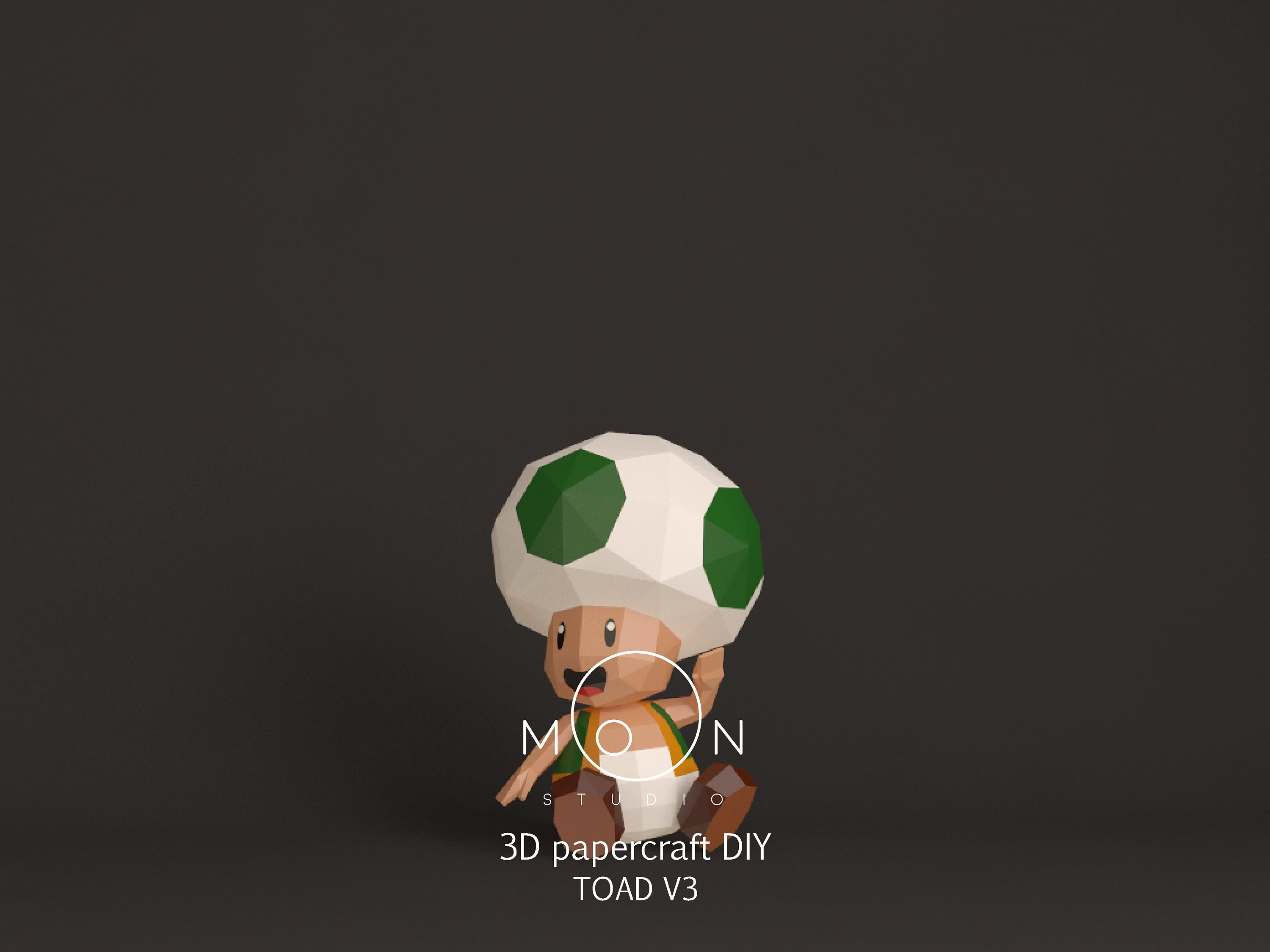 Toad V3, Papercraft PDF, Dxf, Cameo, SVG Cricut Maker Template, DIY ...