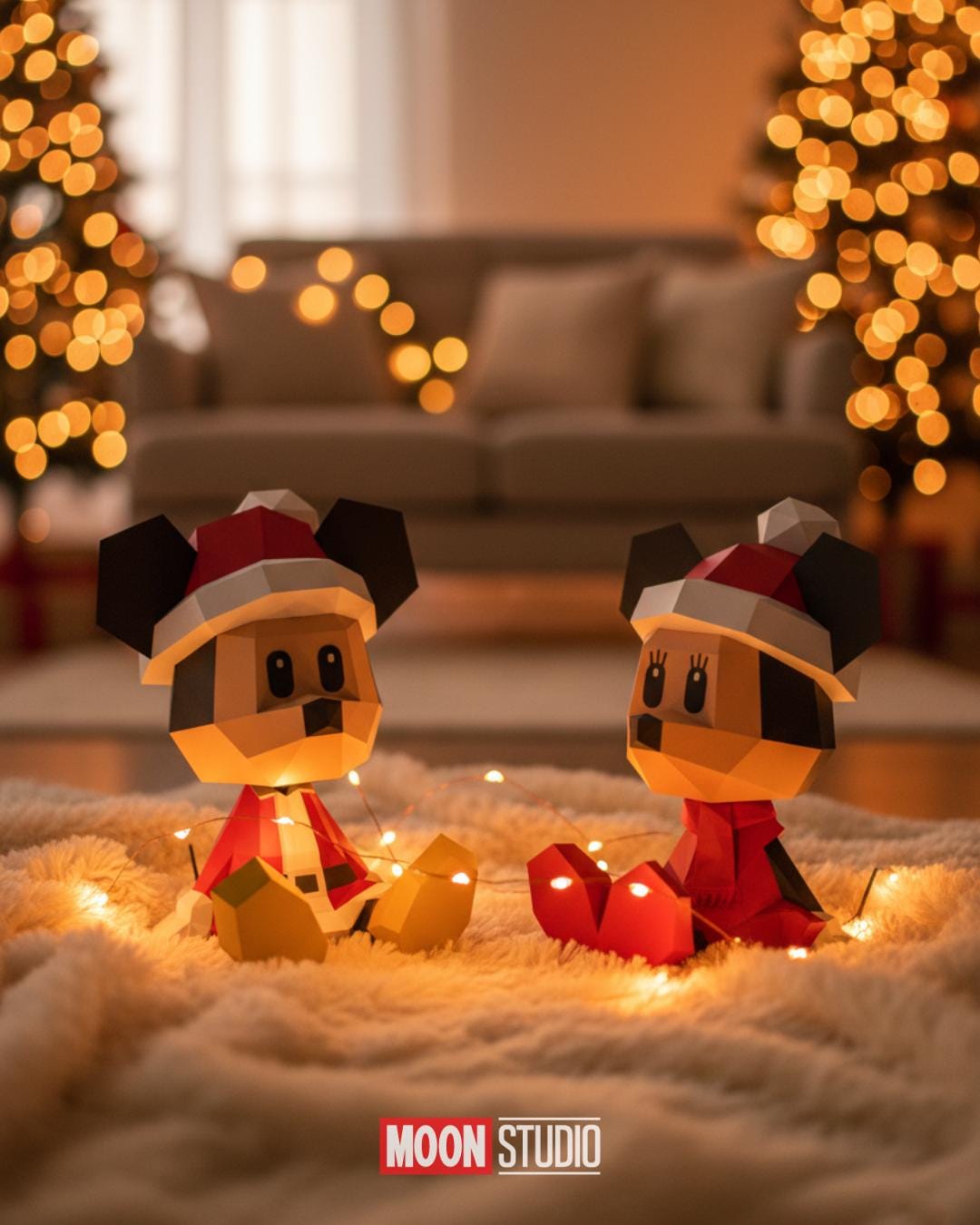 Mickey & Minnie Christmas, Pdf, Svg, Dxf, Cricut, Cameo, Room Decor ...