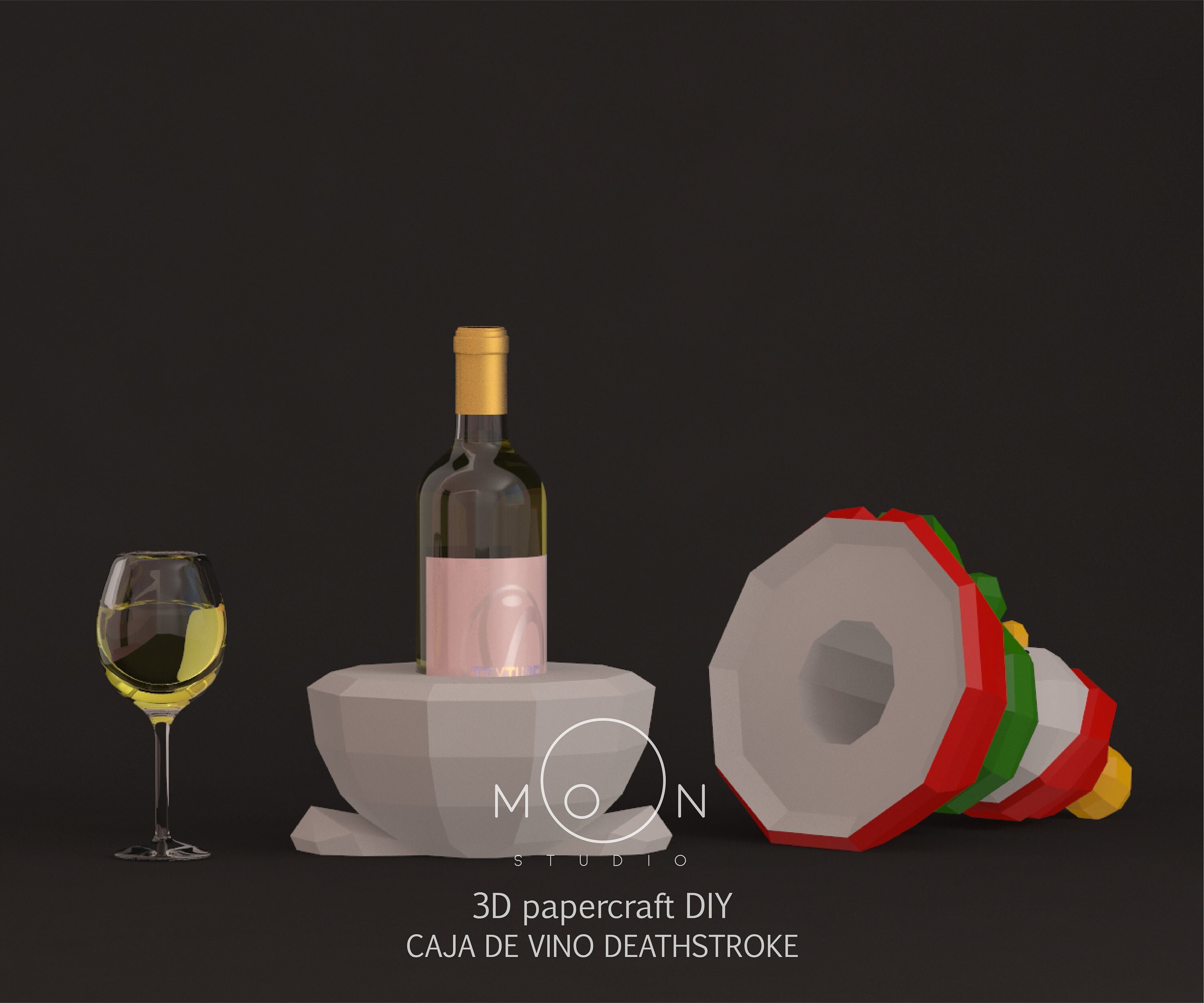 Snowman Wine Box, Papercraft, PDF Templates, DIY 3D Model, Low Poly ...