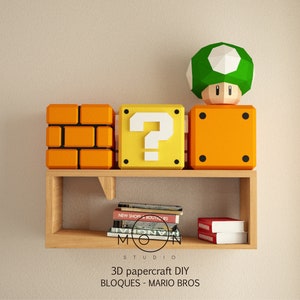 Blocks, DIY, Papercraft, PDF, Svg, Dxf, Low Poly, 3D Model, Craft ...