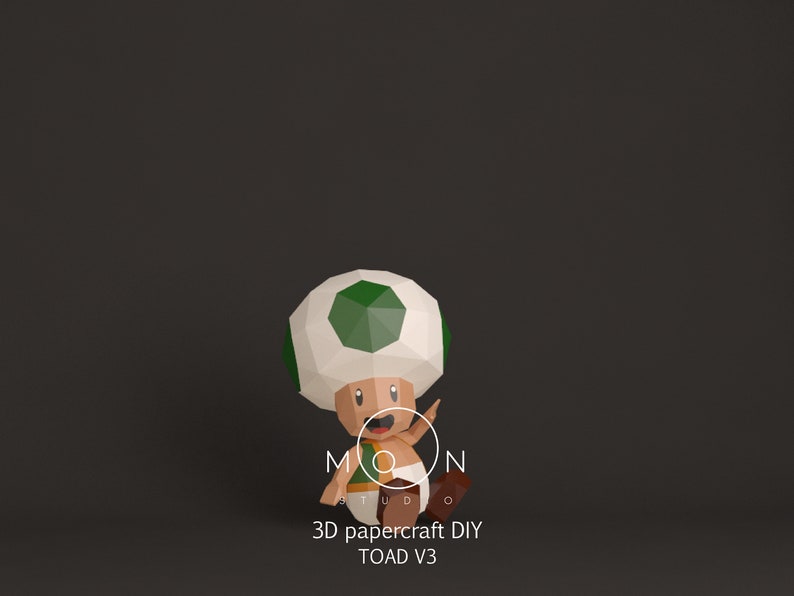 Toad V3, Papercraft PDF, Dxf, Cameo, SVG Cricut Maker Template, DIY ...