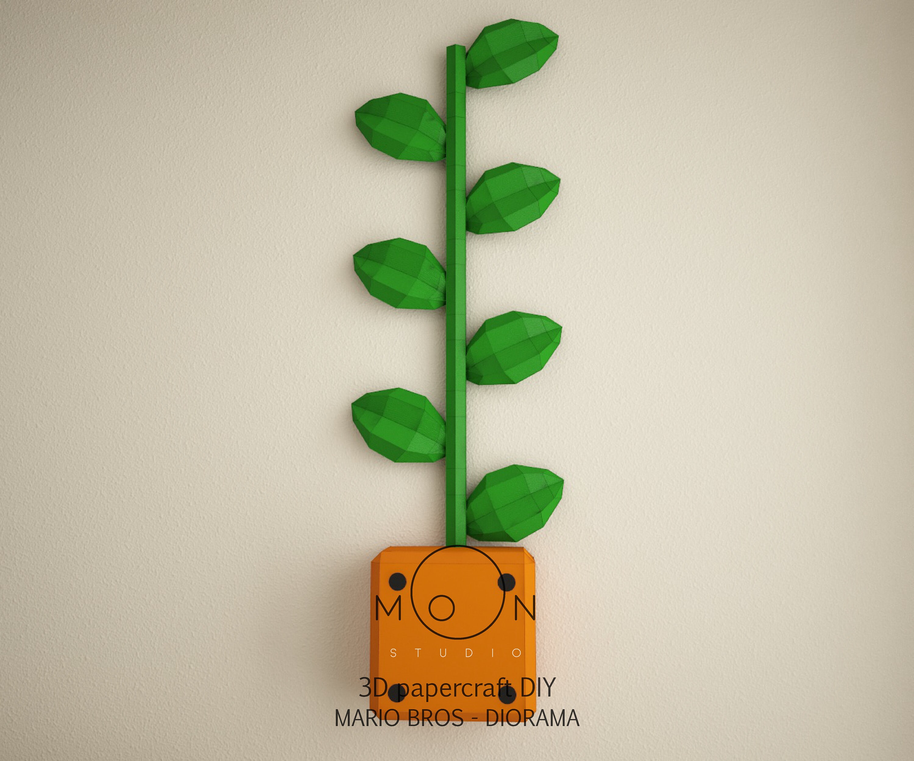 M4r10 Br05, DIY, Papercraft, PDF, Svg, Dxf, Low Poly, 3D Model, Craft ...