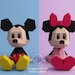 Mickey & Minnie Papercraft PDF, SVG, Dxf Template for Children's Room ...