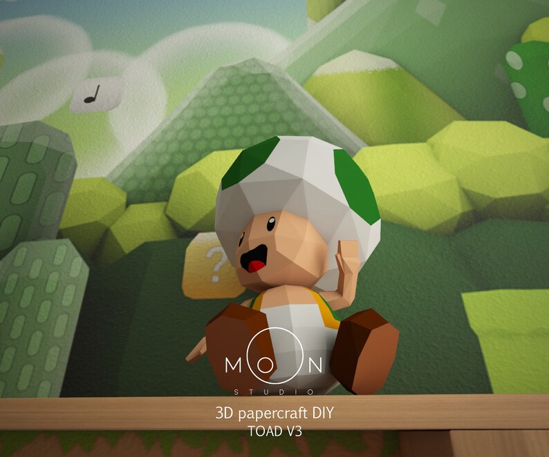 Toad V3, Papercraft PDF, Dxf, Cameo, SVG Cricut Maker Template, DIY ...