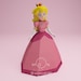 Peach, Princess, DIY, Papercraft, PDF, Svg, Dxf, Low Poly, 3D Model ...