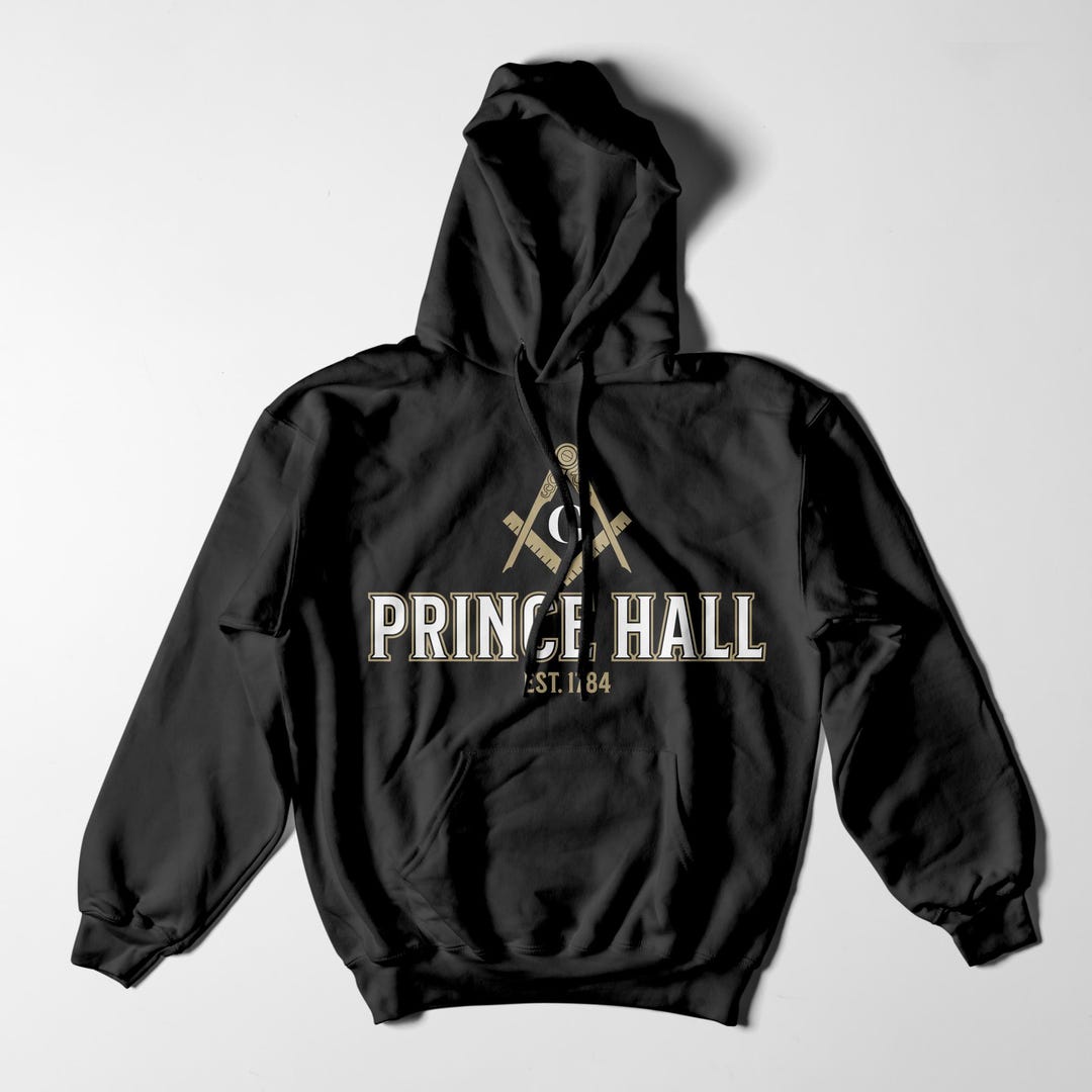 Prince Hall Freemason Hoodie: Established 1784, MABWEAR Apparel - Etsy