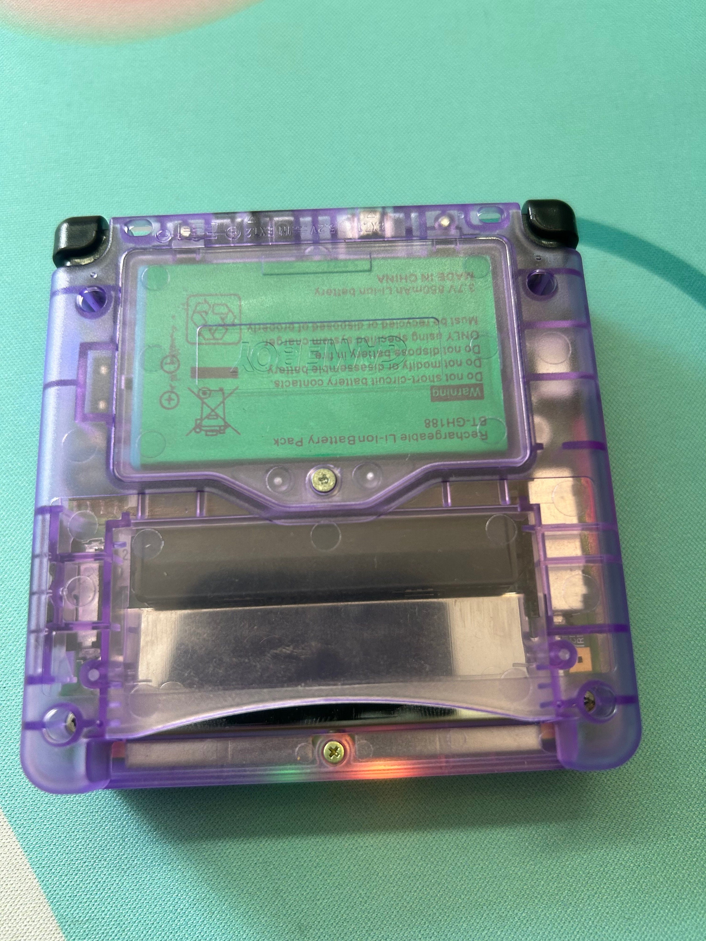 Custom Gameboy Advance SP : USB Charging LED Kit Audio Amplifier Power ...