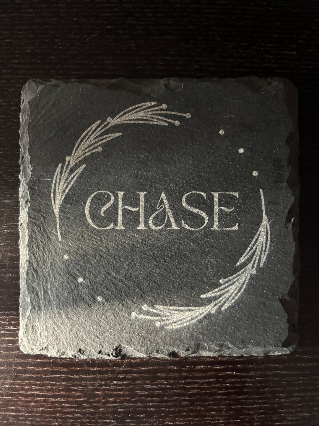 Slate Tile Coasters (set of 4) - Etsy