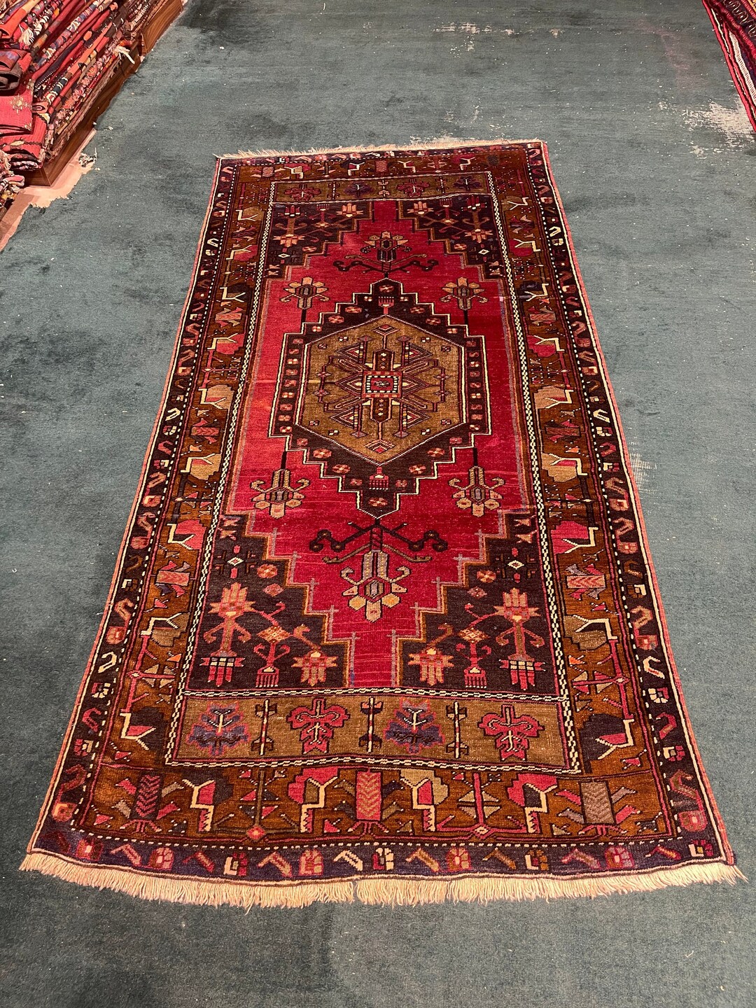 Vintage Rug,turkish Rug Neutral, Turkish Rug, Oriental Turkish Rug ...