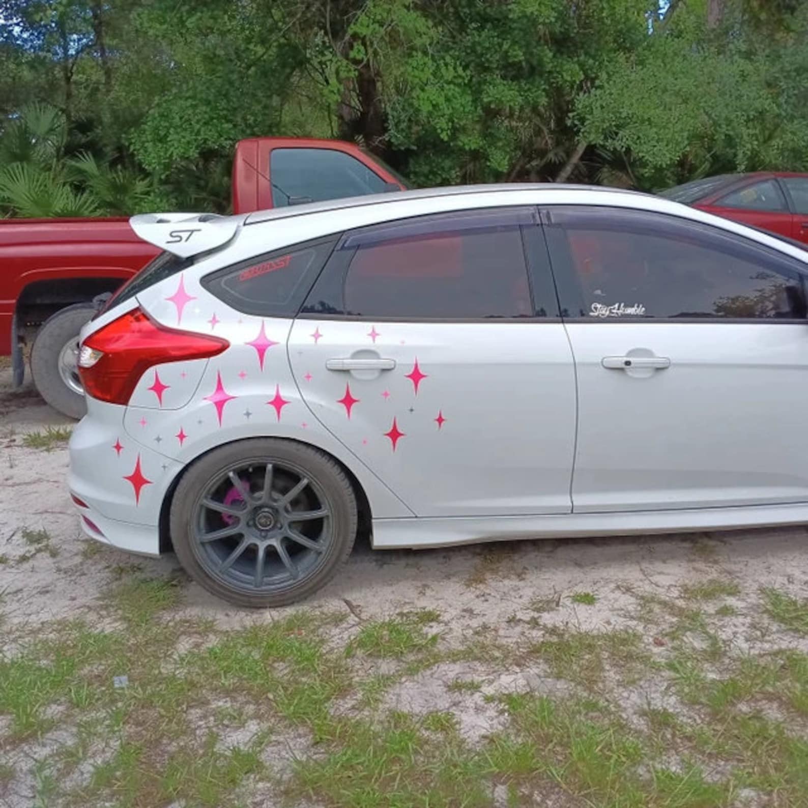 JDM 4 Point Star Sparkle Livery 16 Pack 2 to 5 / Holographic, Oil Slick, Pearl, Glitter Car ...