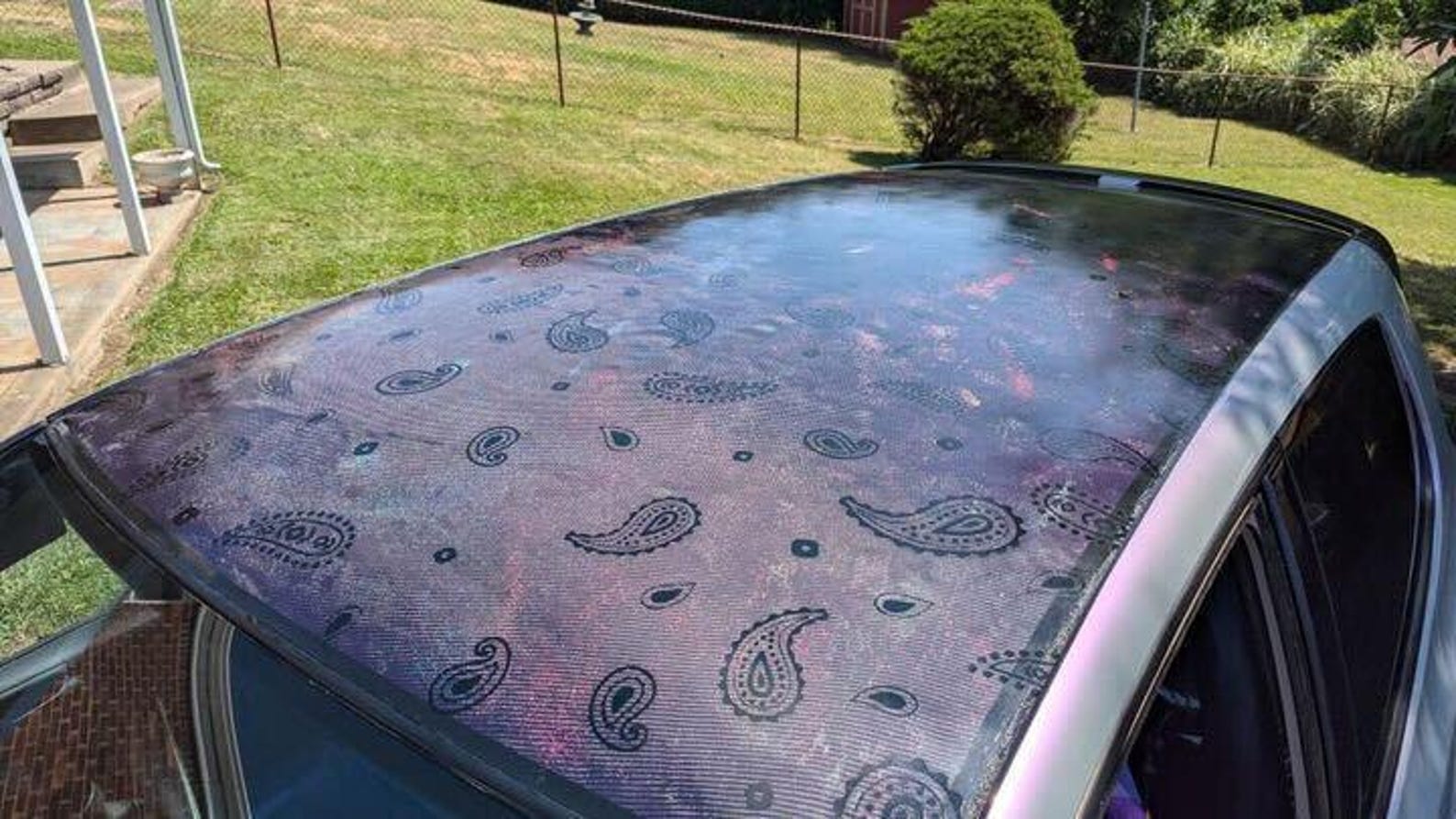 JDM Paisley Bandana Livery 12x24 Sheet - / Holographic, Oil Slick ...