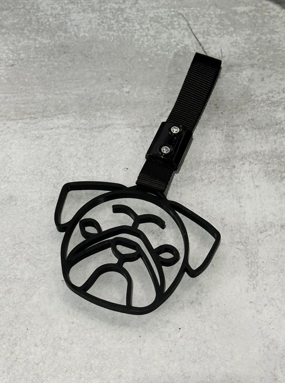 Tsurikawa JDM Ring Charm Japanese Pug Shaped Subway Handle - 3D Printed ...