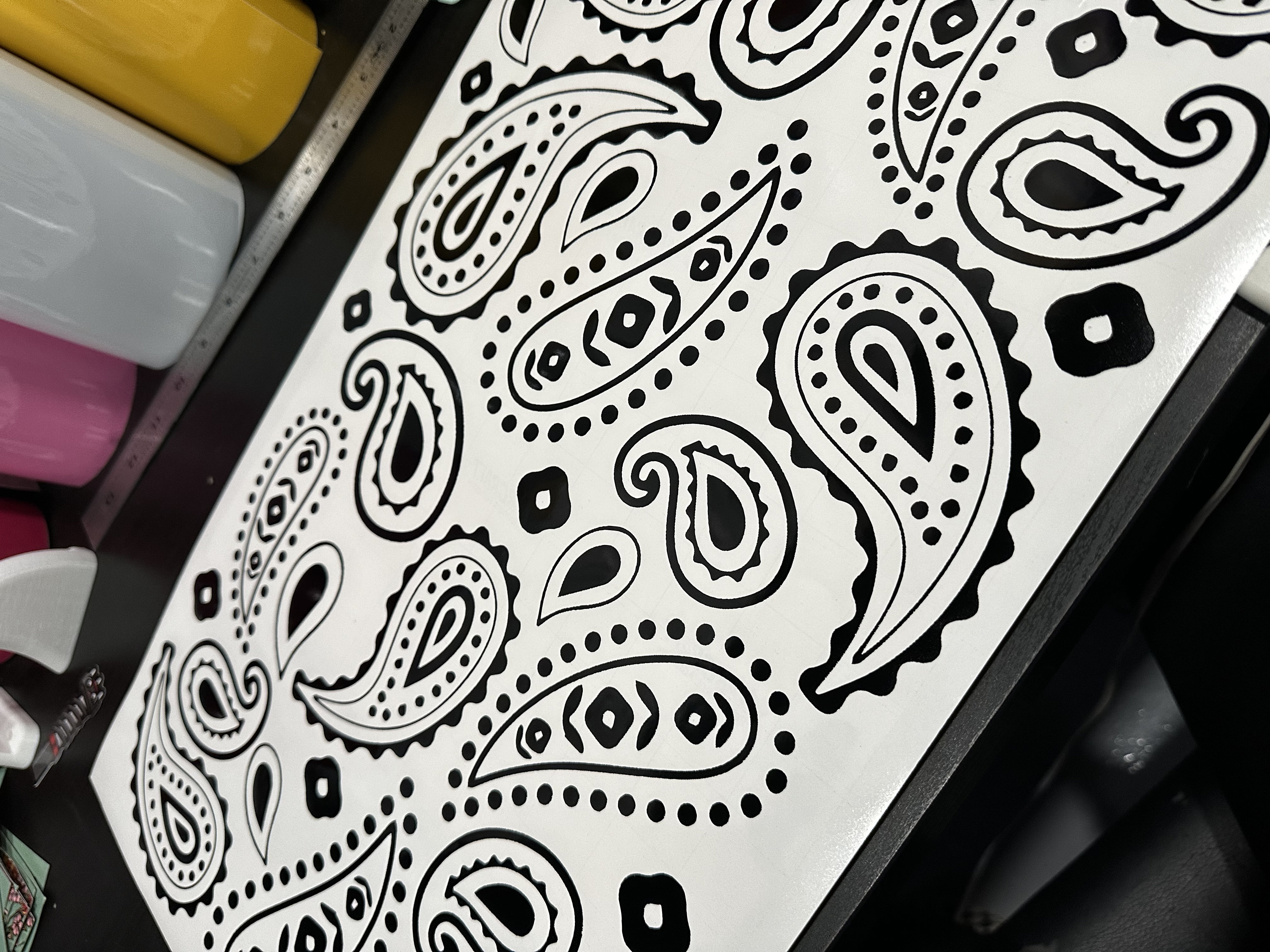 JDM Paisley Bandana Livery 12x24 Sheet - / Holographic, Oil Slick ...