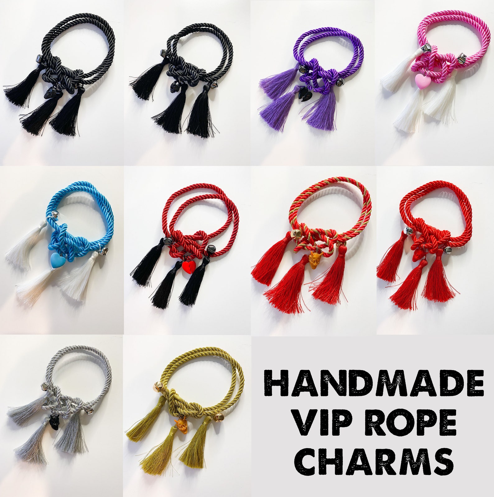 JDM VIP Rope Charm - Handmade - Etsy