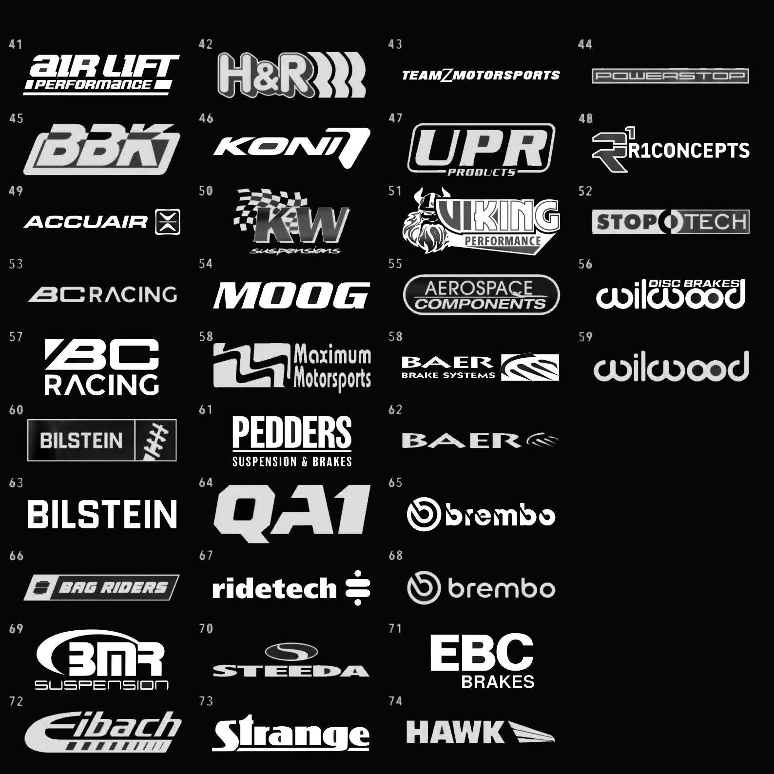 Car Sponsor Stickers Aftermarket Racing Brand Decals JDM Drift Tuner ...
