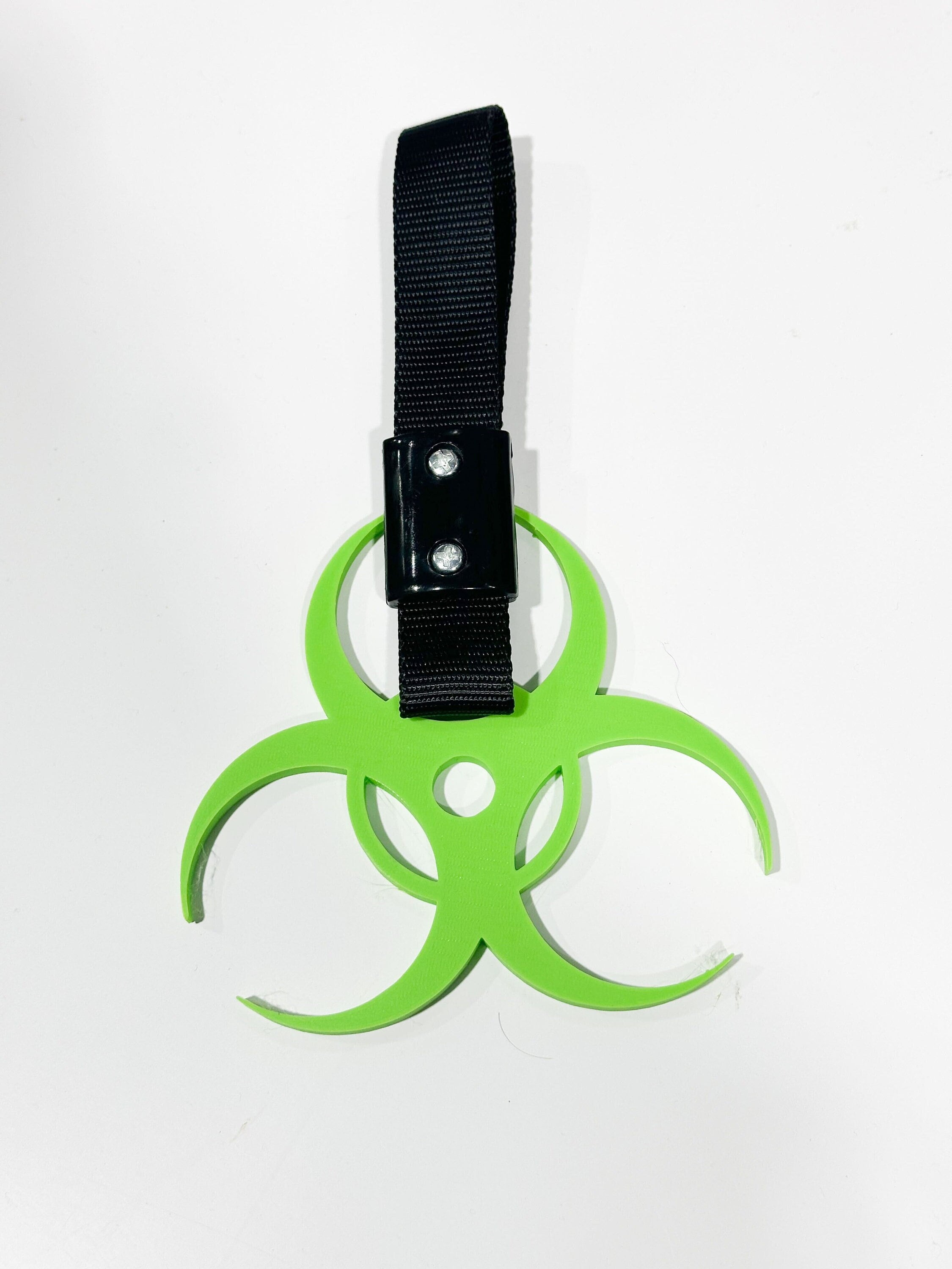 Tsurikawa JDM Ring Charm Japanese Biohazard Shaped Subway Handle - 3D ...