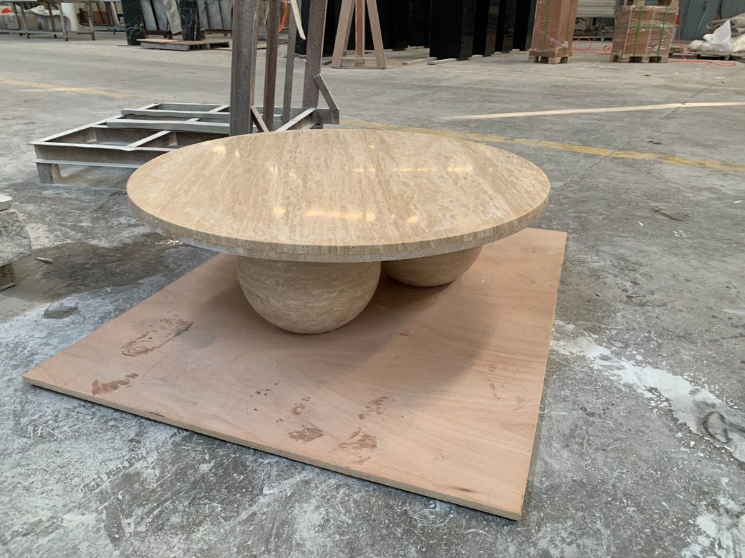 Globe Marble Coffee Table Marble Coffee Table With Solid Spheres ...
