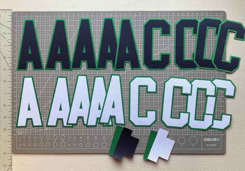 Two-color Twill Letters & Numbers ( 2"/2.5"/3"/4" ) for Jersey ...