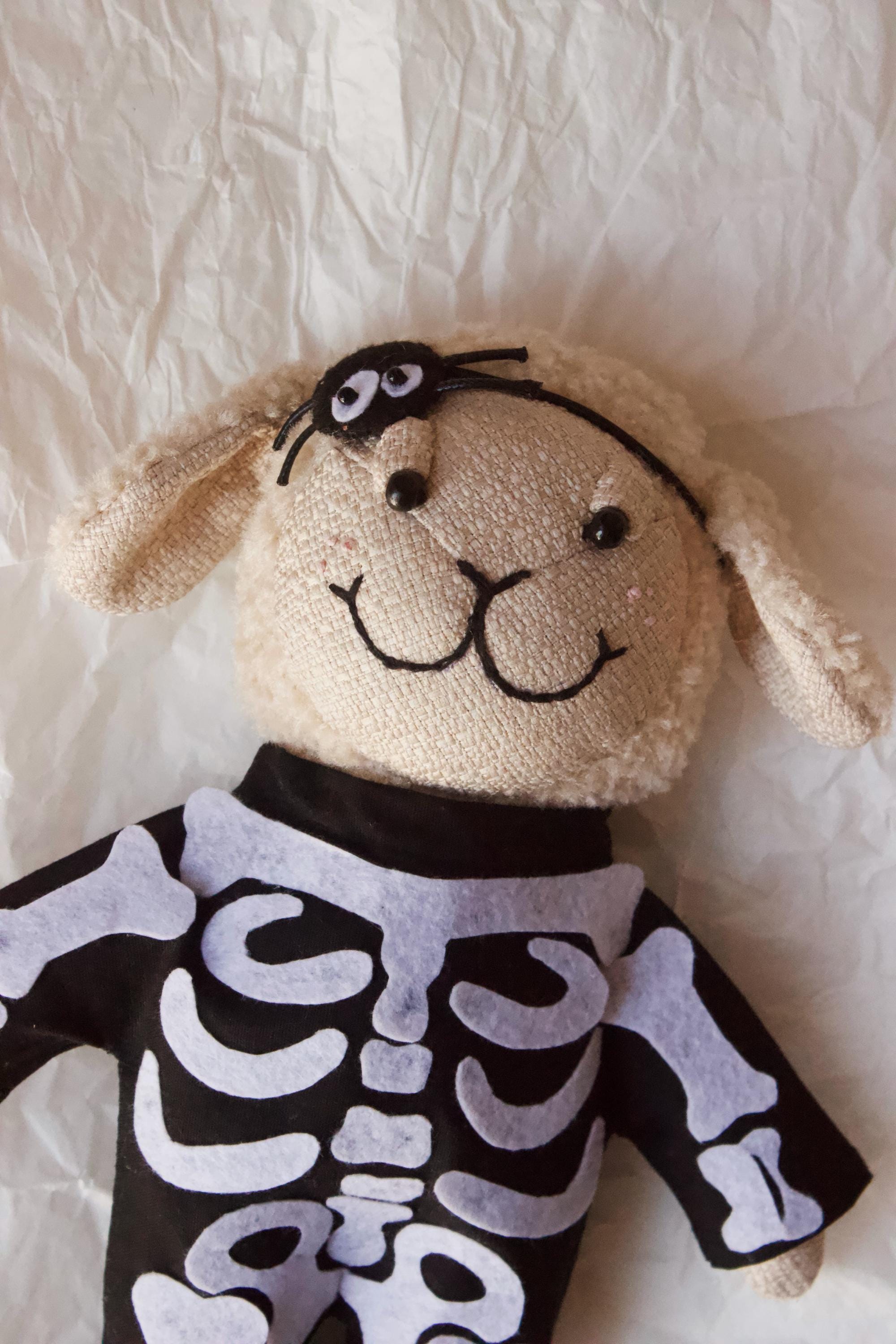 Custom Plush Sheep Toy, Lamb Plush Gift, Halloween Stuffed - Etsy