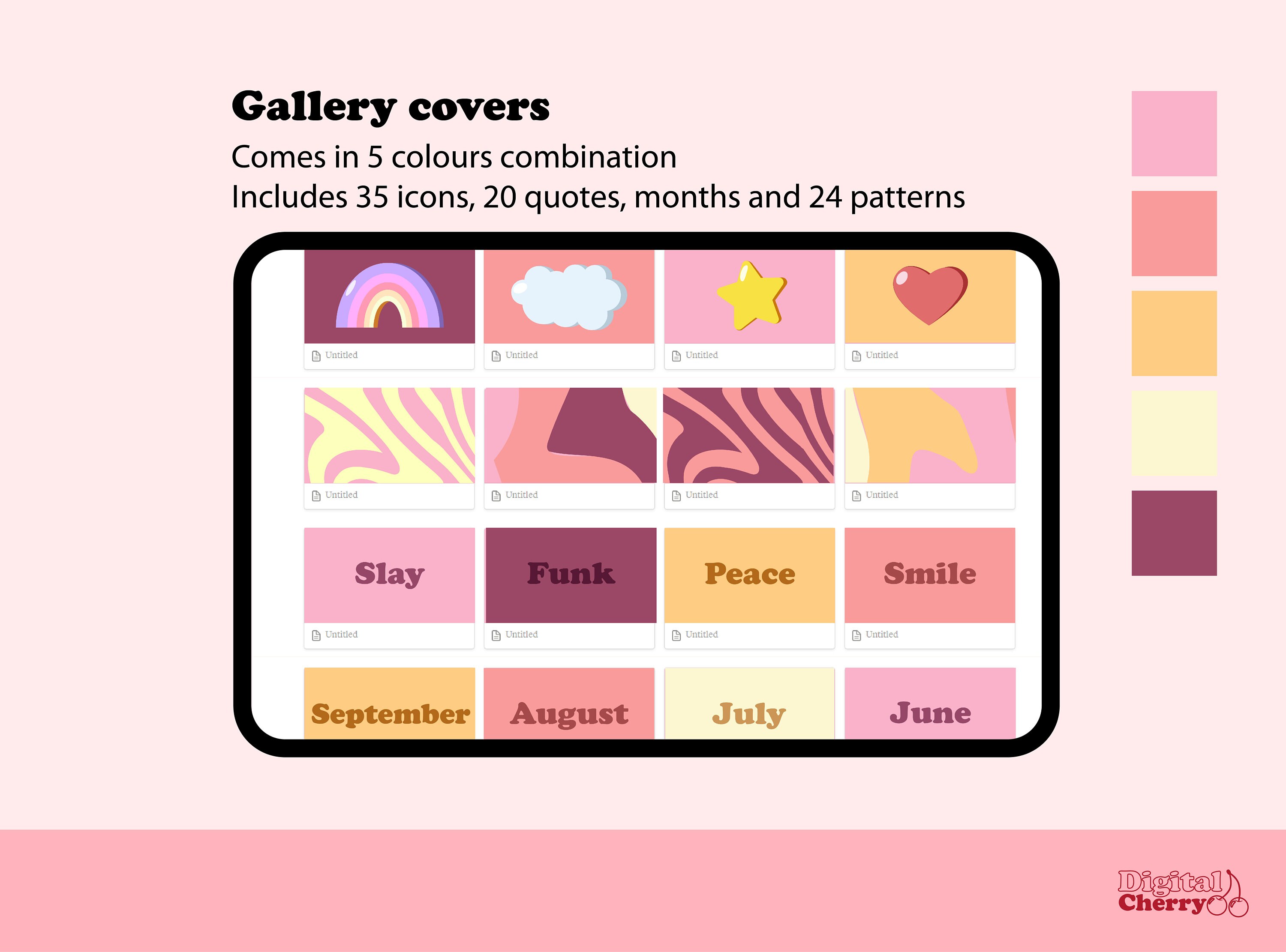 Notion Customization Bundle, Notion Covers, Notion Headers, Notion ...