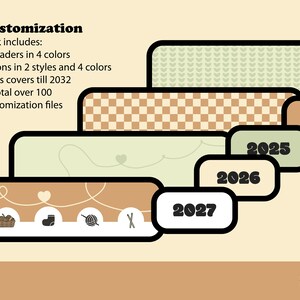 Crochet Notion Template With Headers - Etsy