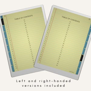 Yellow Legal Pad Notebook for Remarkable Paper Pro, 8 Hyperlinked ...