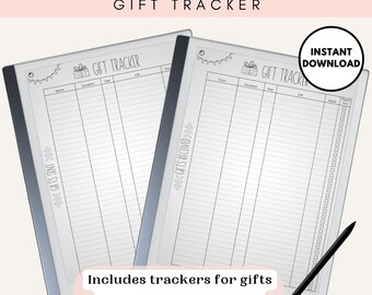 Remarkable 2 Template Monthly Habit Tracker Track 6 Habits - Etsy