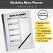 Remarkable 2 Template Weekday Menu Planner, Grocery List, Left and ...