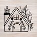 Little Floral House Svg Bundle, House Svg, Floral House SVG, Tiny ...