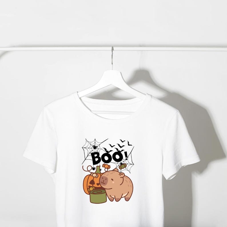 Capy Boo Ra Png, Funny Capybara Ghost Png, Capybara Halloween Png, Cute ...