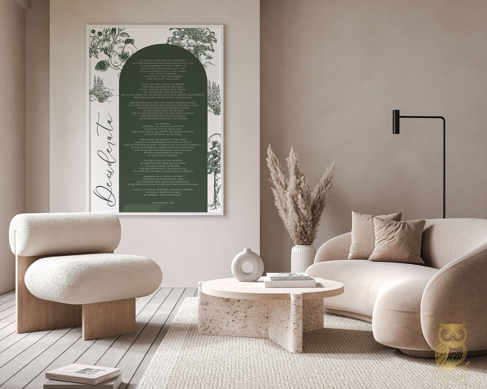 Max Ehrmann Desiderata Digital Print - Inspirational Life Lessons Gift ...