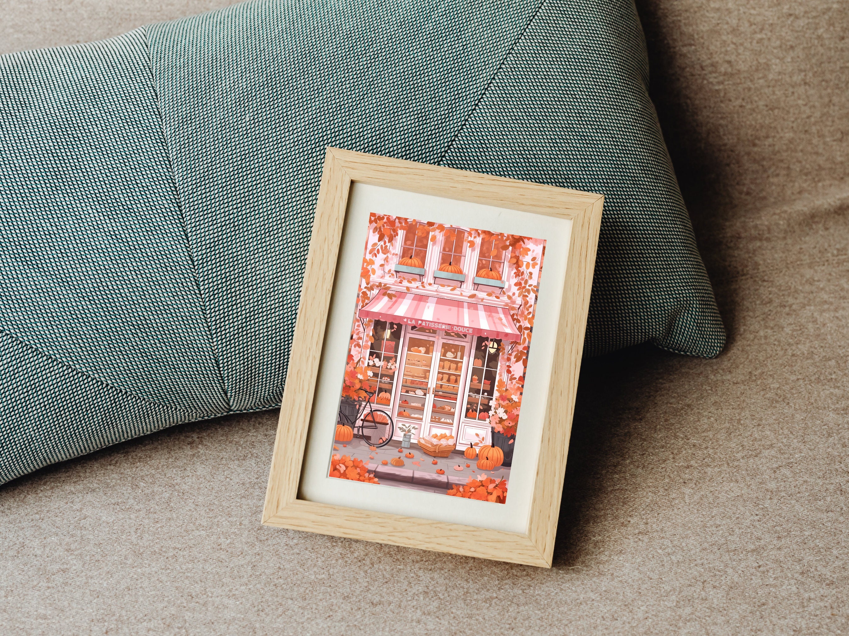 French Bakery, Bakery Wall Art, Kitchen Decor, Kitchen Wall Art, Autumn ...