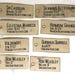 Wizard Witch Wand Label With Wand Details: Wand Core, Wand Wood, Wand ...