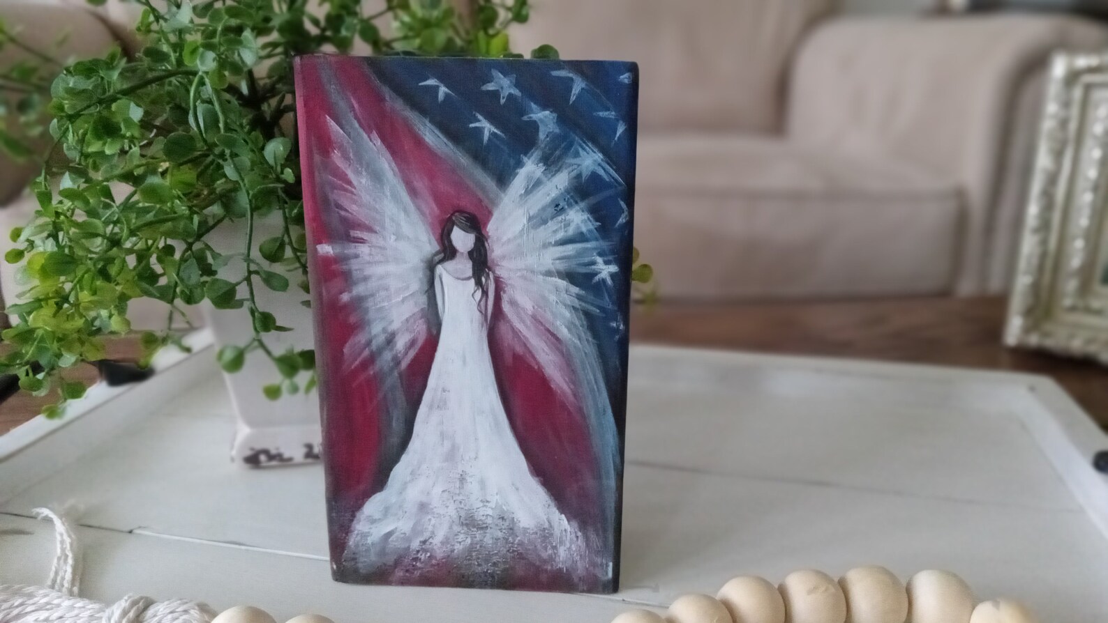 Hand Painted Angel - Etsy