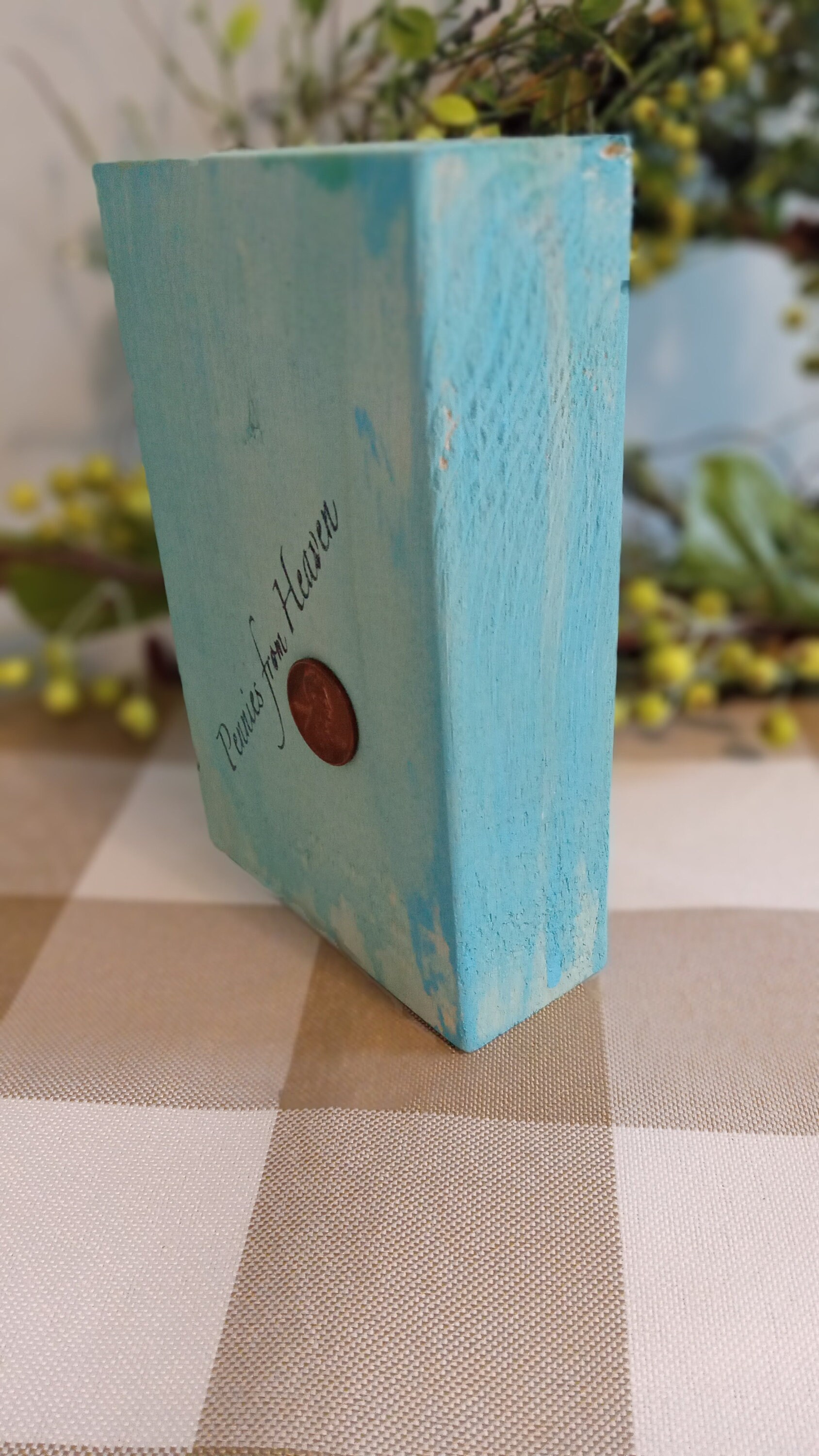 Hand Painted Angel on Wood Block - Etsy