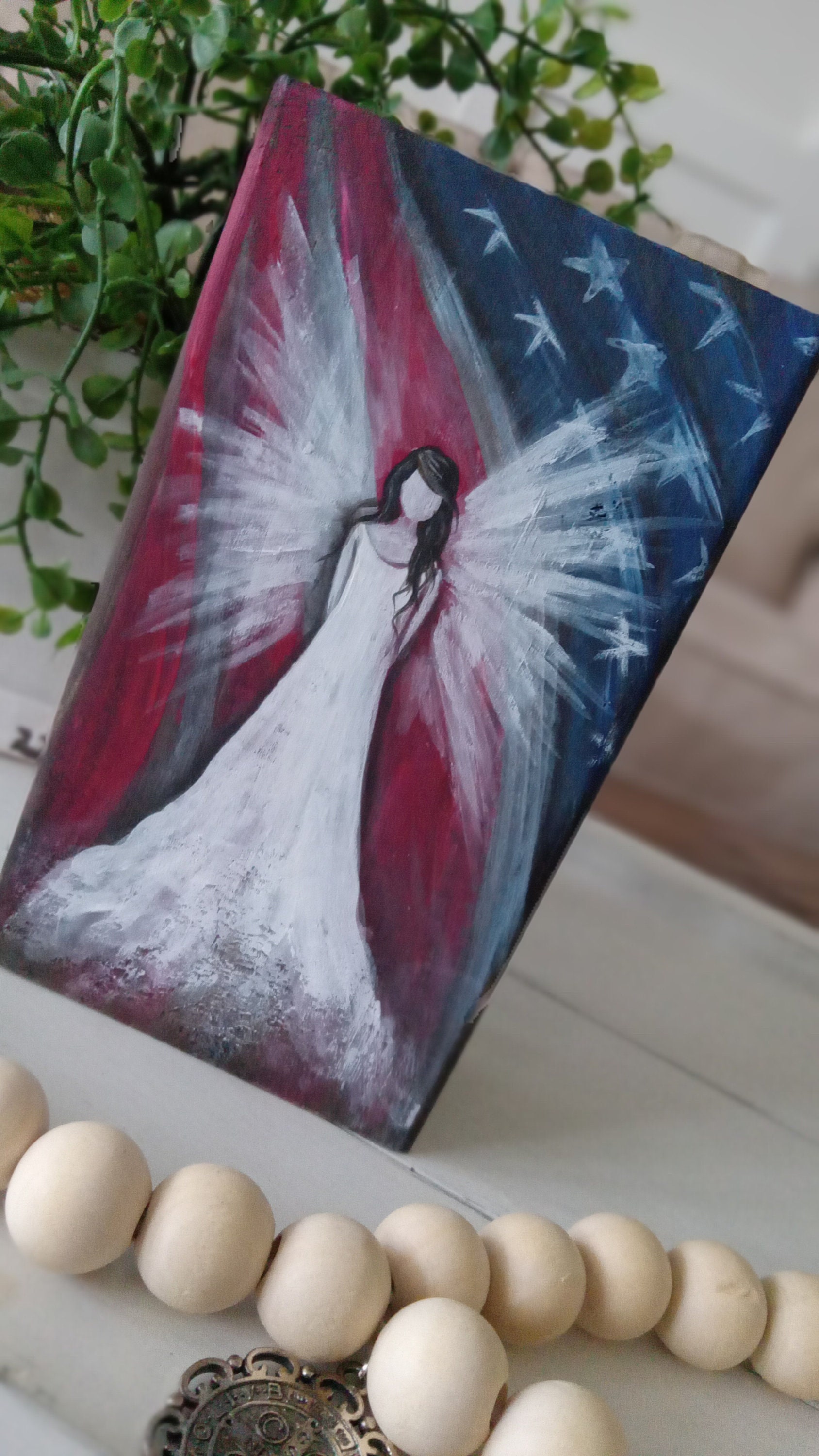 Hand Painted Angel - Etsy