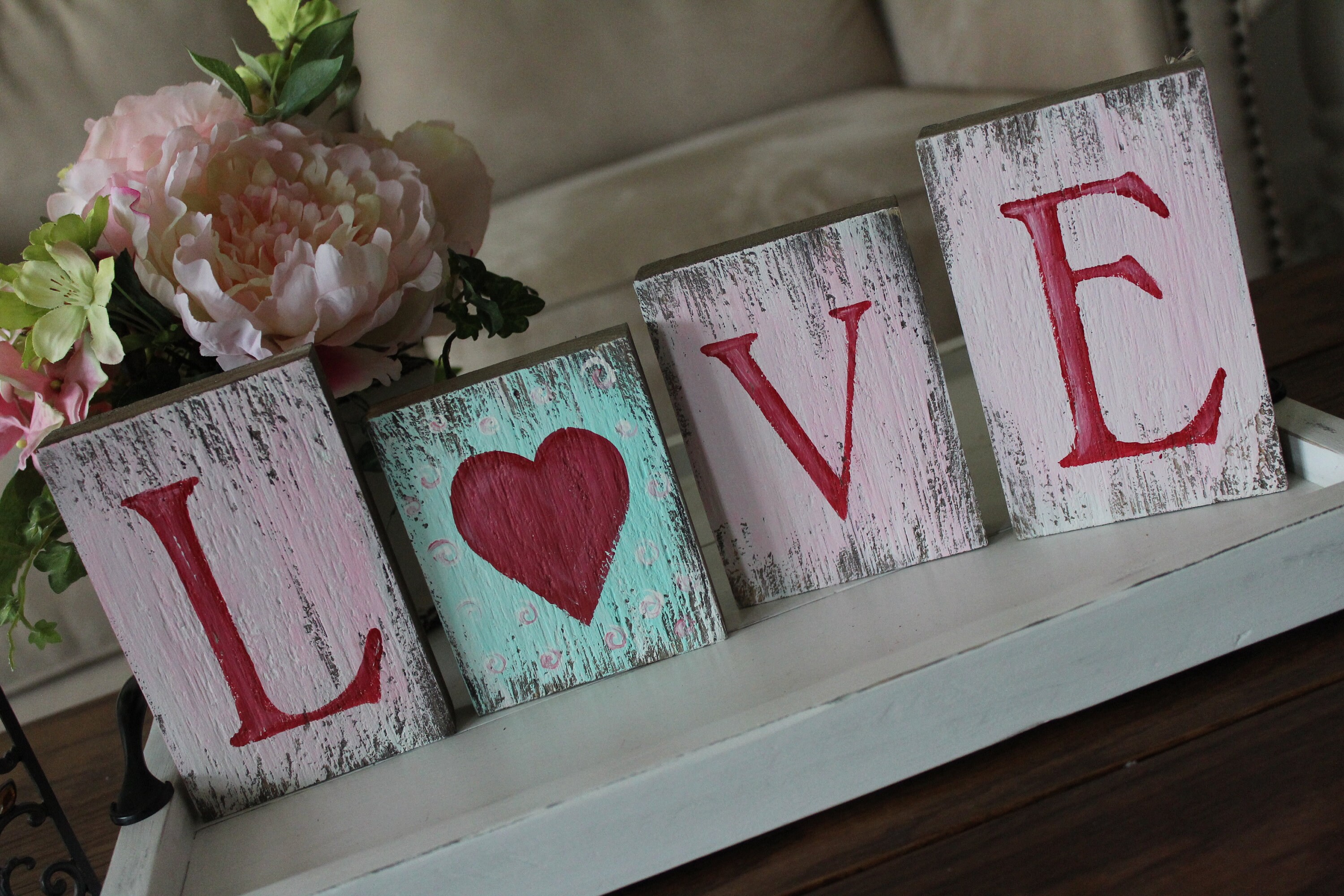 LOVE Blocks - Etsy