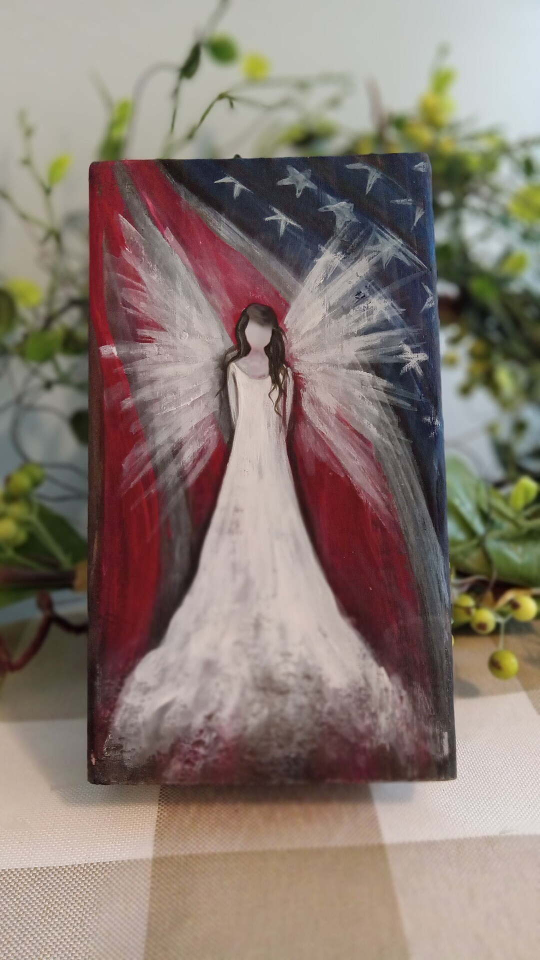 Hand Painted Angel - Etsy