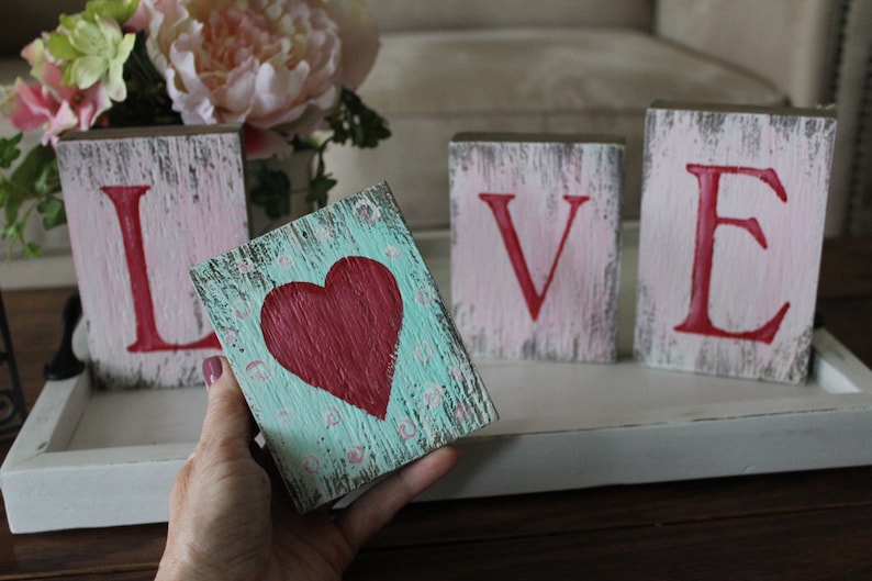 LOVE Blocks - Etsy