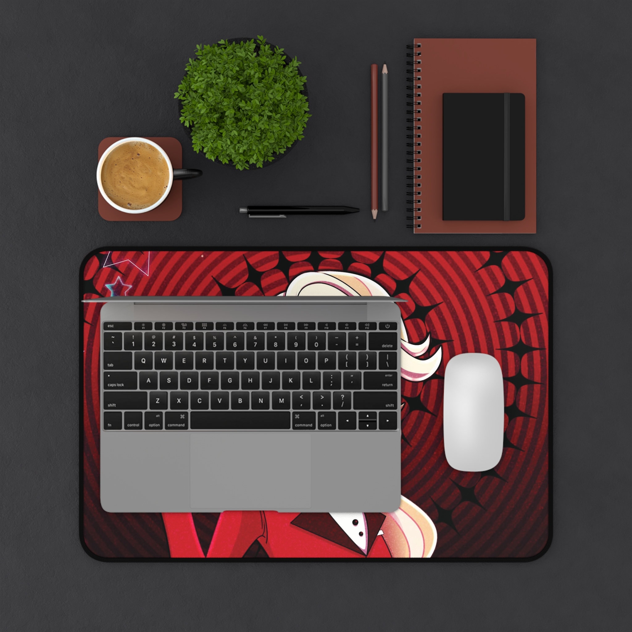 Charlie Morningstar Hazbin Hotel Desk Mat, Hazbin Hotel Decor sold by ...