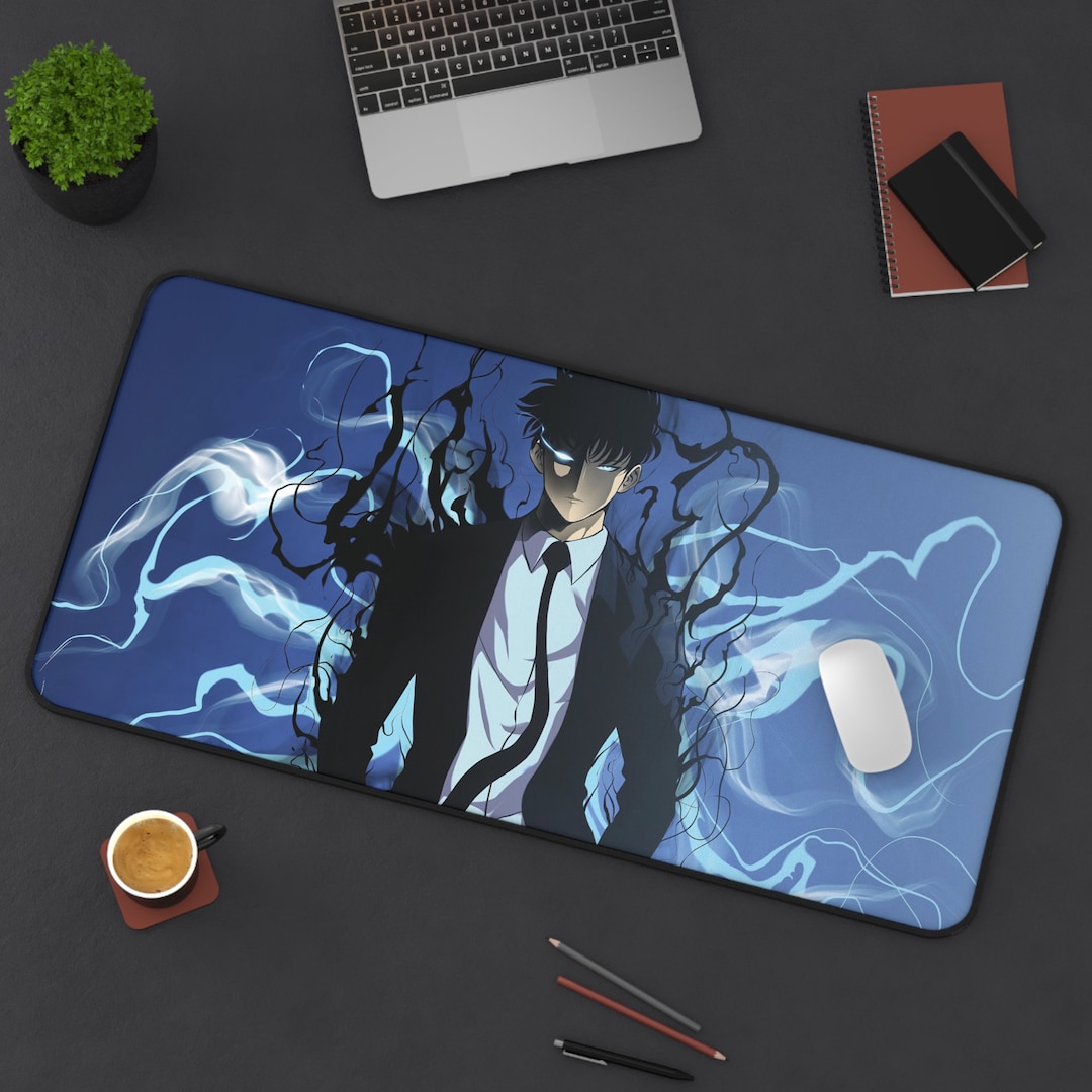 Solo Leveling Sung Jin Woo Mouse Pad, Anime Mouse Mats, Anime Gifts ...
