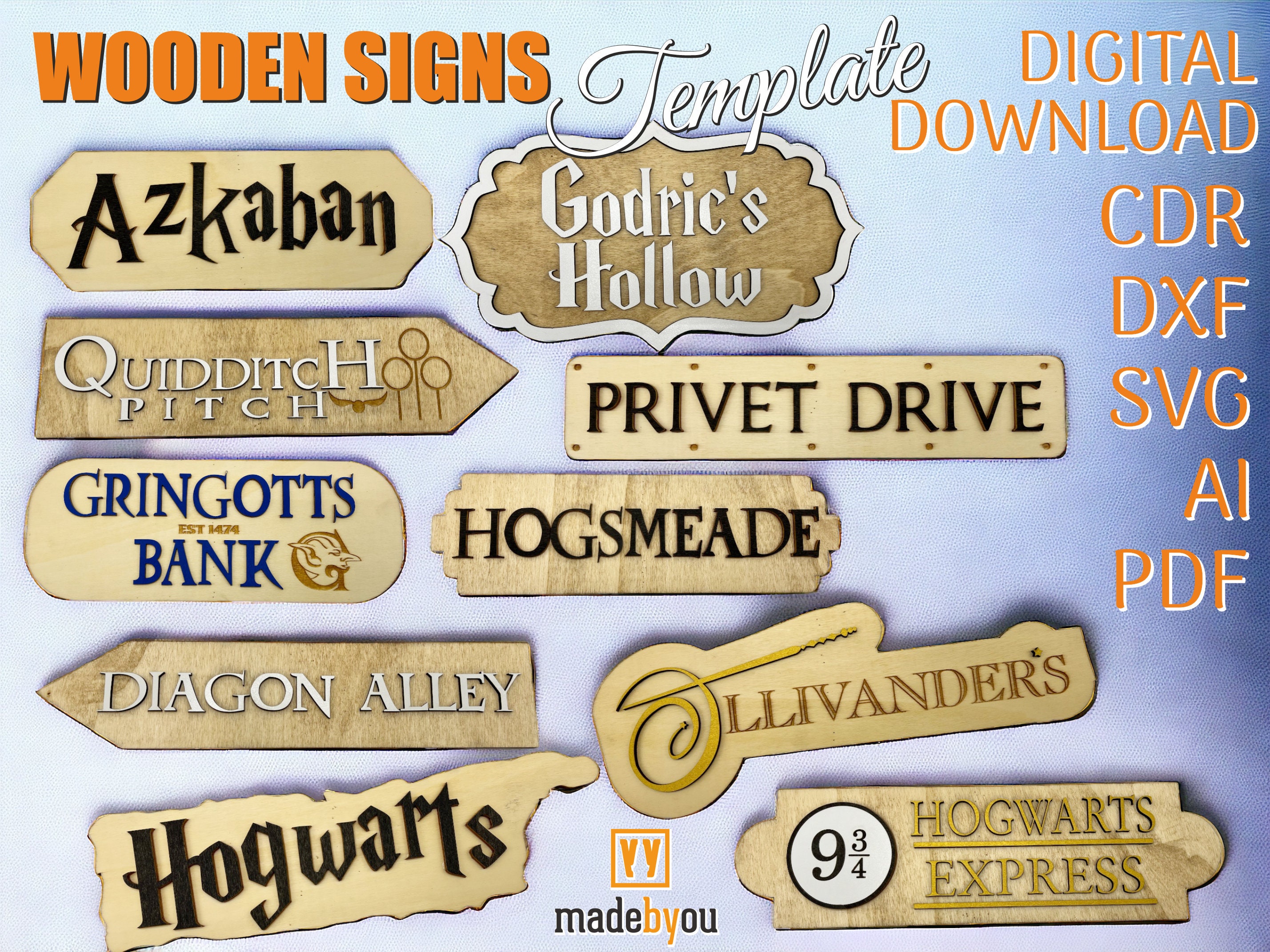 Magician Sign Post. Thematic Party Decoration. Wizard, Halloween Potter ...