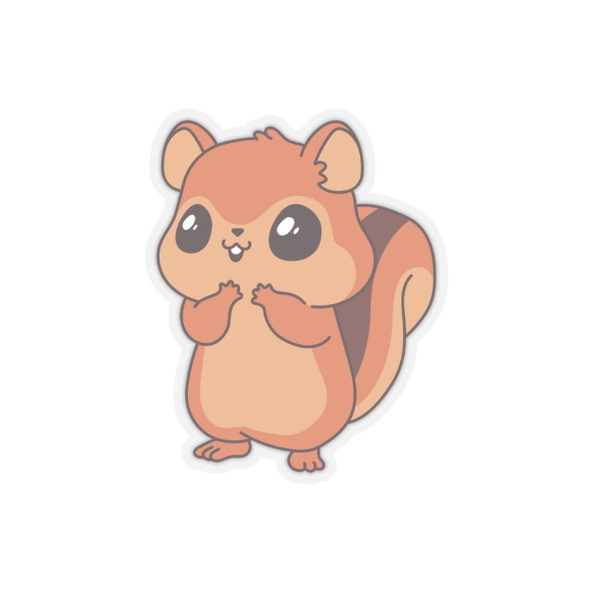 Cute Squirrel Cute Kawaii Stickers Kiss-cut Stickers - Etsy