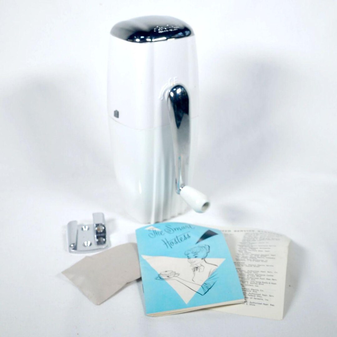 1950s Rival White Ice-o-mat Ice Crusher in Box - Etsy