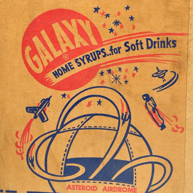 1953 Galaxy Home Syrup for Soft Drinks Original Product Box - Etsy