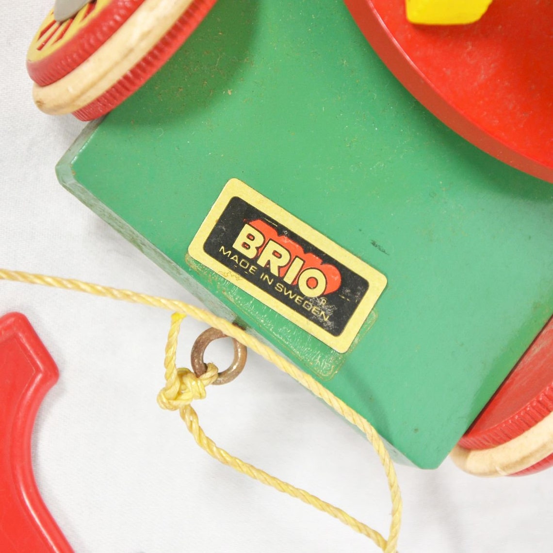 1974 Brio Wooden Carousel Wagon Pull Toy - Etsy